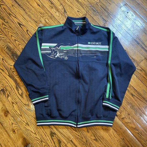 Ecko Unlimited | Jackets & Coats | Ecko Unltd Track Jacket Xl Y2k Blue ...